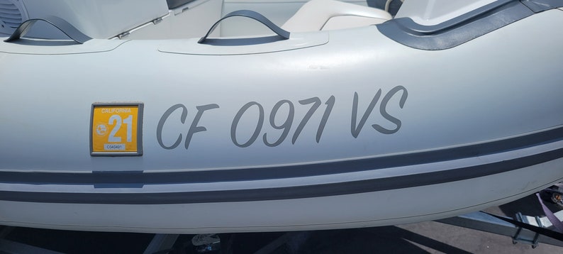 Boat Registration Numbers CF Numbers for Boat and Personal Water Craft ...
