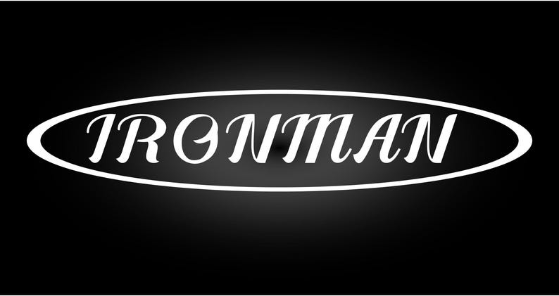 IRONMAN Vinyl Decals - Etsy