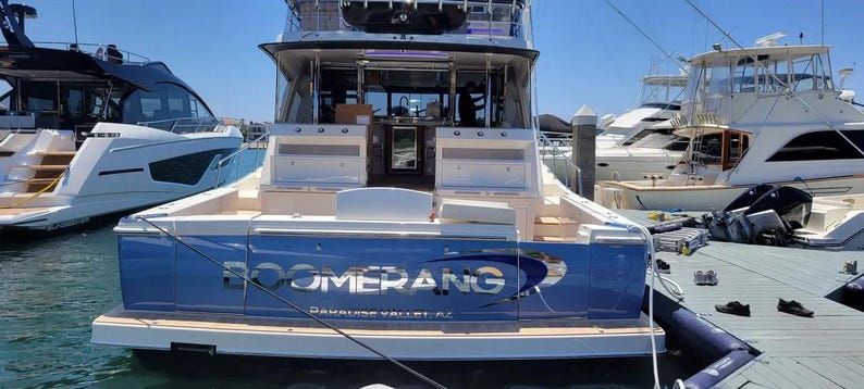 Yacht Name Boat Name Tender Name Custom Designs - Etsy