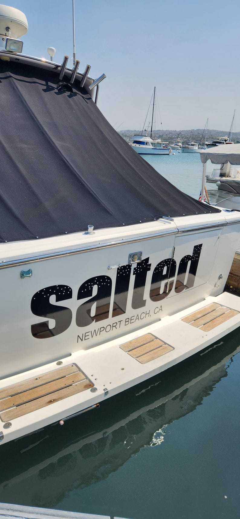 Custom Boat Name Vinyl Lettering: Yacht & Tender Decals - Etsy