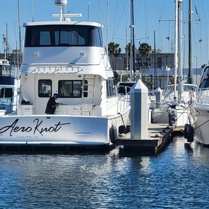 Custom Boat Name Vinyl Lettering: Single or Dual Color Decals - Etsy
