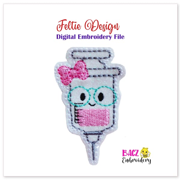 Syringe Embroidery - Etsy