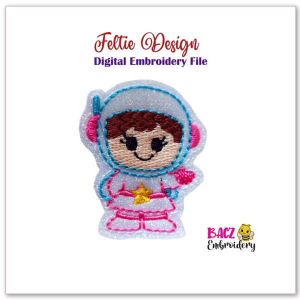 Astronaut Embroidery - Etsy
