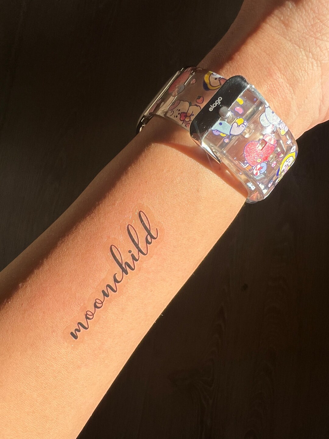 BTS Temporary Tattoo - Bangtan - Moonchild Temp Tat - Etsy
