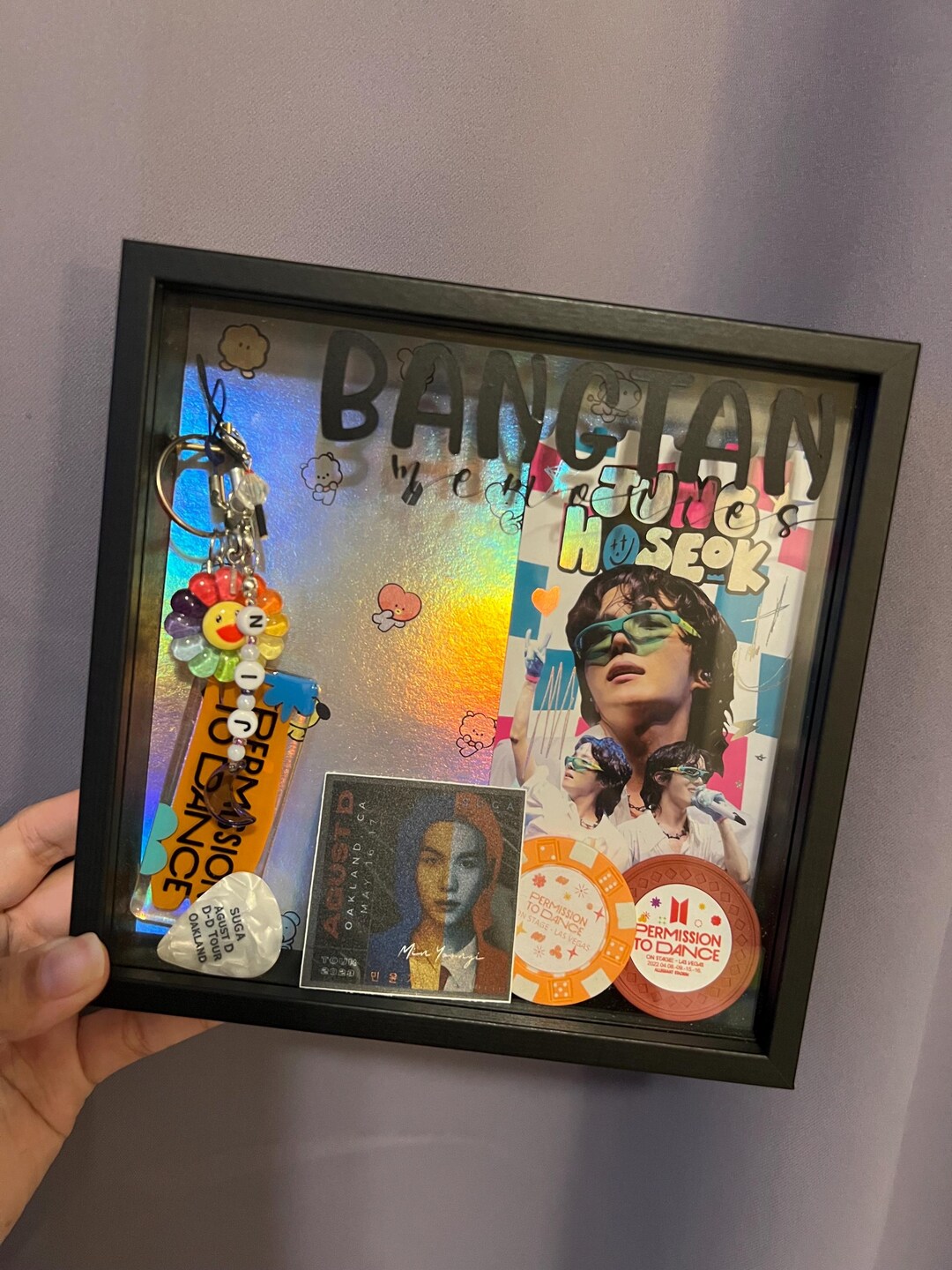 Memory Boxes-concert Freebies Ticket Keepsake Display Shadow Box-bts ...