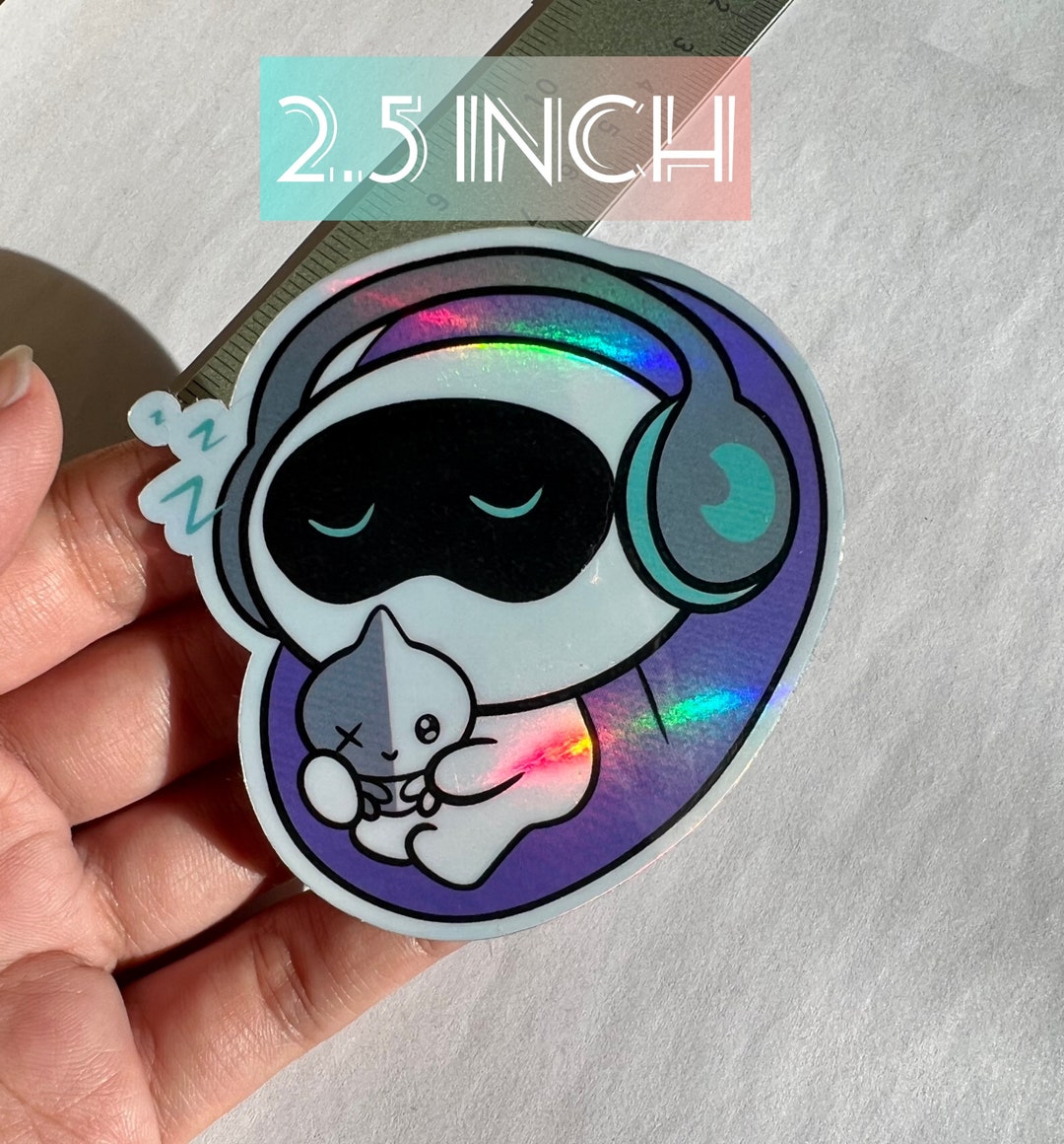 Wootteo and Van Sticker Holographic Bts Sticker Waterproof Laminated ...