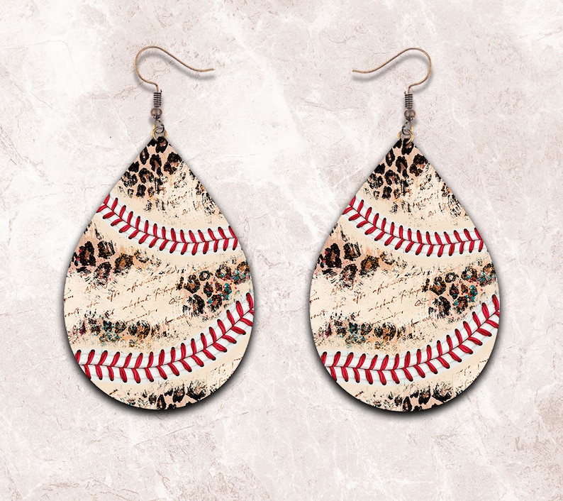 Teardrop Earring Png, Basketball Sublimation Earring Designs, Cheetah ...