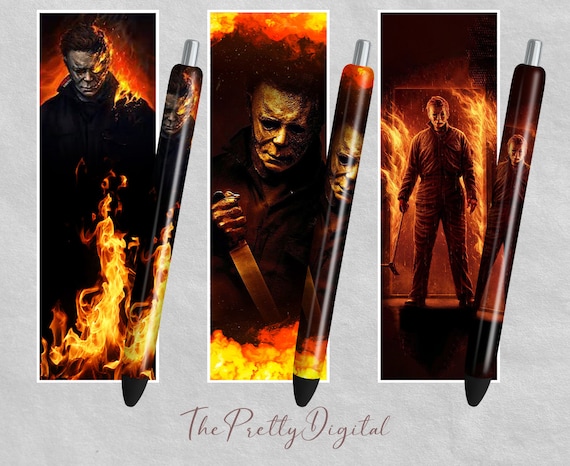 Halloween Pen Wrap Bundle Wraps Waterslide Pen Wraps Horror - Etsy