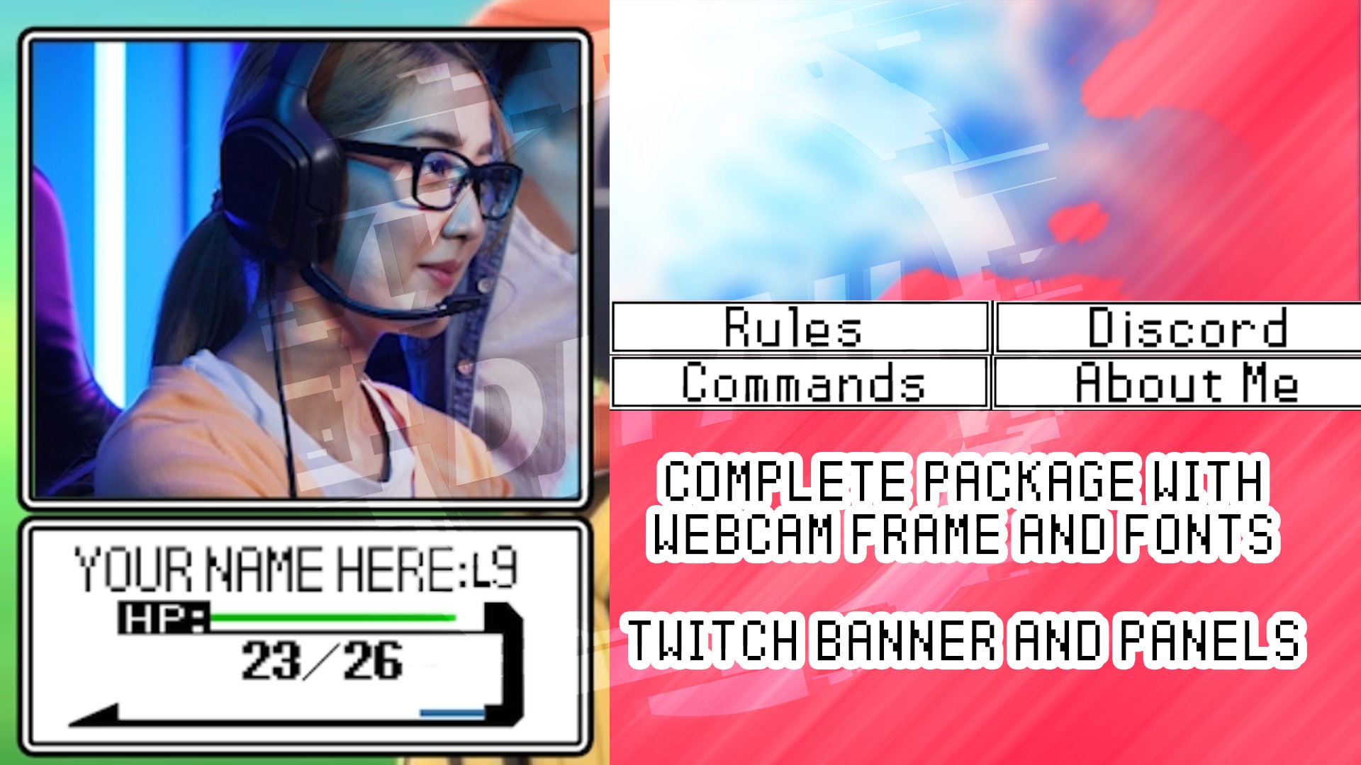Pokémon Stream Overlay - Etsy
