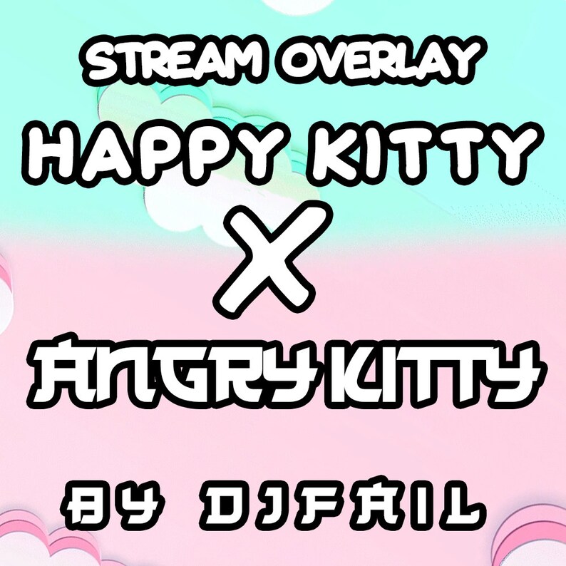 Kitty Twitch Overlay - Etsy