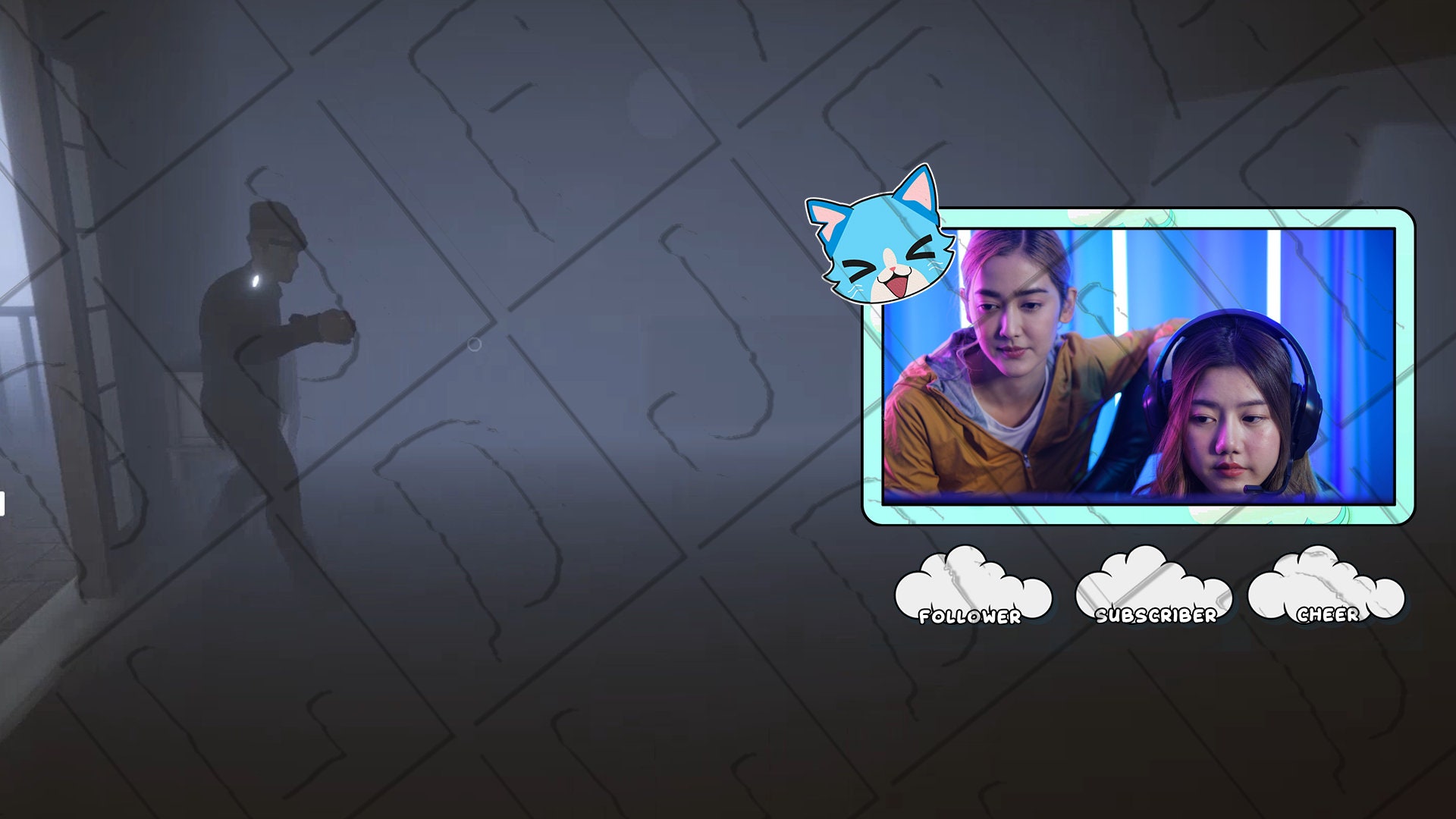 Kitty Twitch Overlay - Etsy