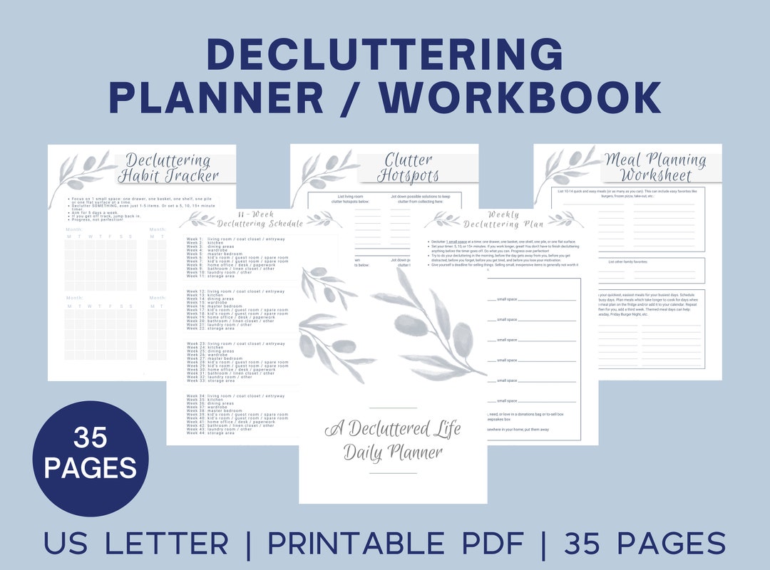 The Decluttered Life Daily Planner - Etsy
