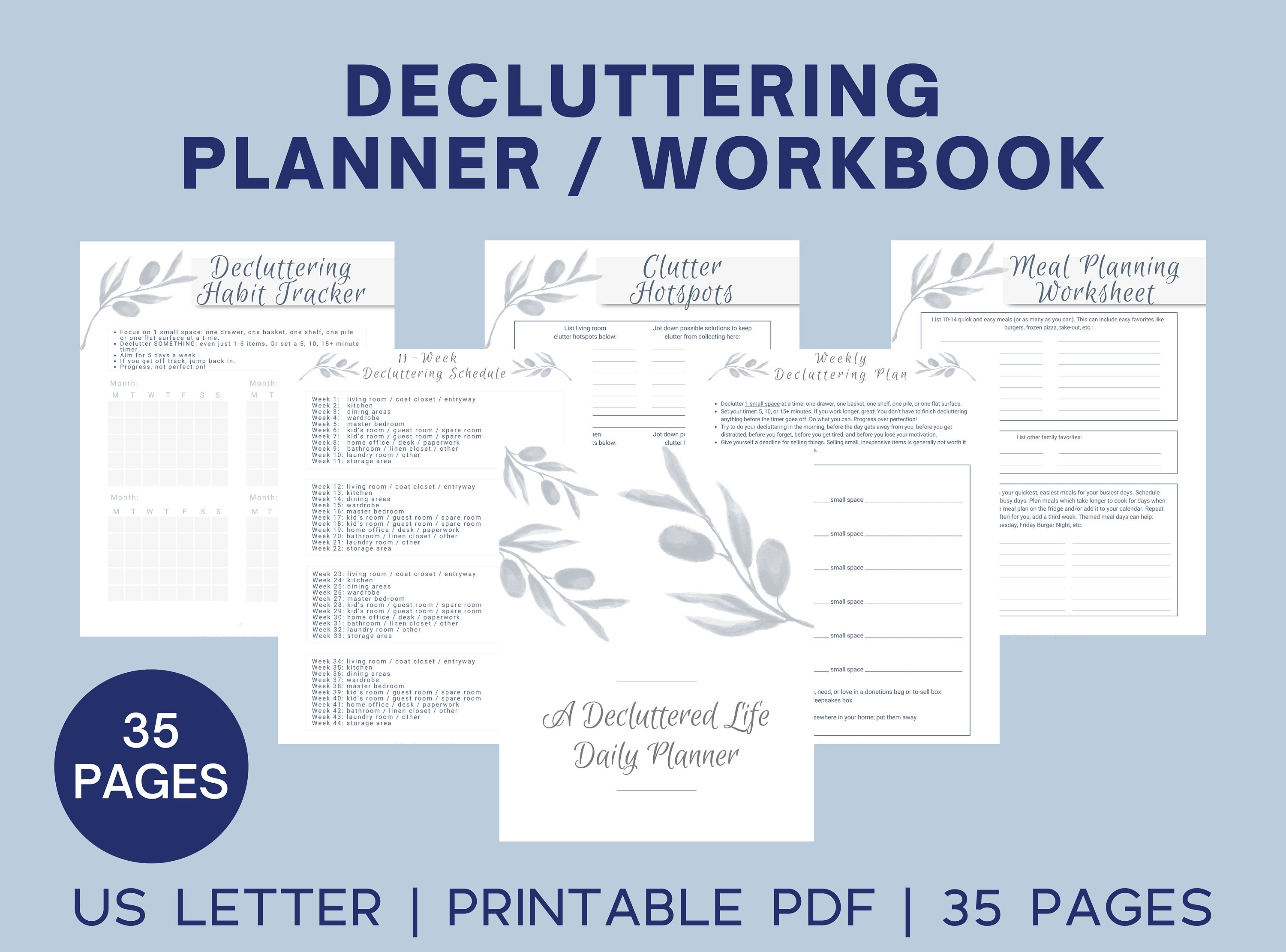 The Decluttered Life Daily Planner - Etsy