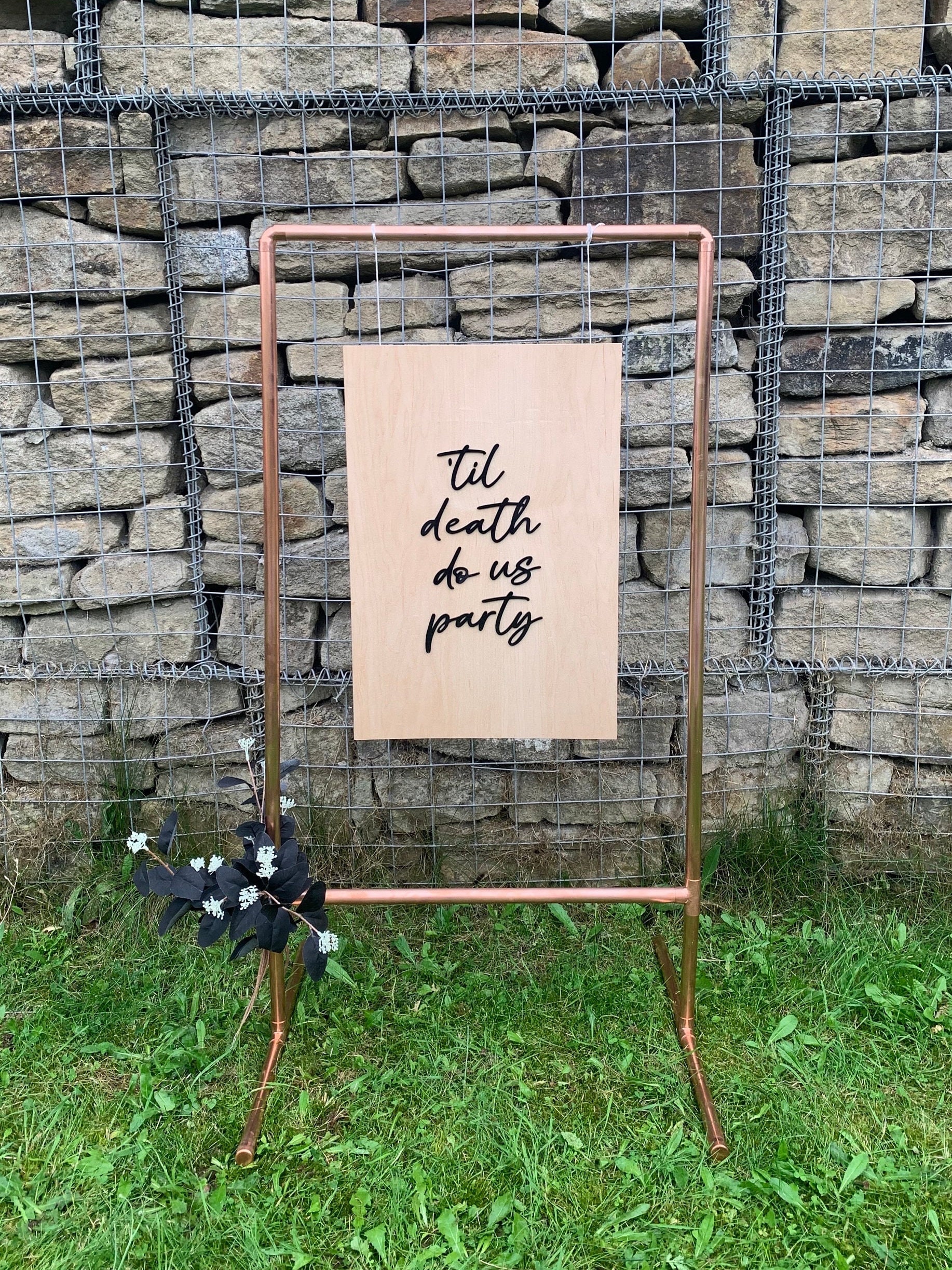 Copper Border, Frame, Stand for Special Events - Etsy UK
