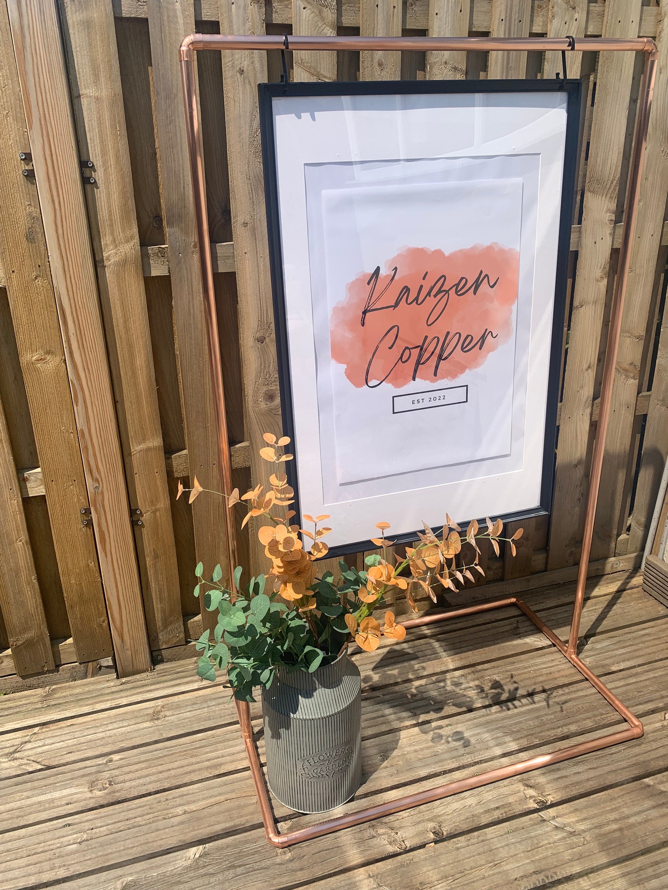 Copper Arch Frame Stand for Special Events 7 Piece - Etsy