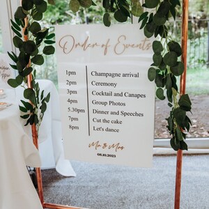 Copper Border, Frame, Stand for Special Events - Etsy UK