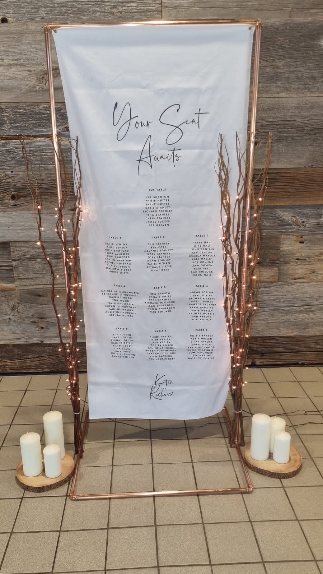 Copper Arch Frame Stand for Special Events 7 Piece - Etsy