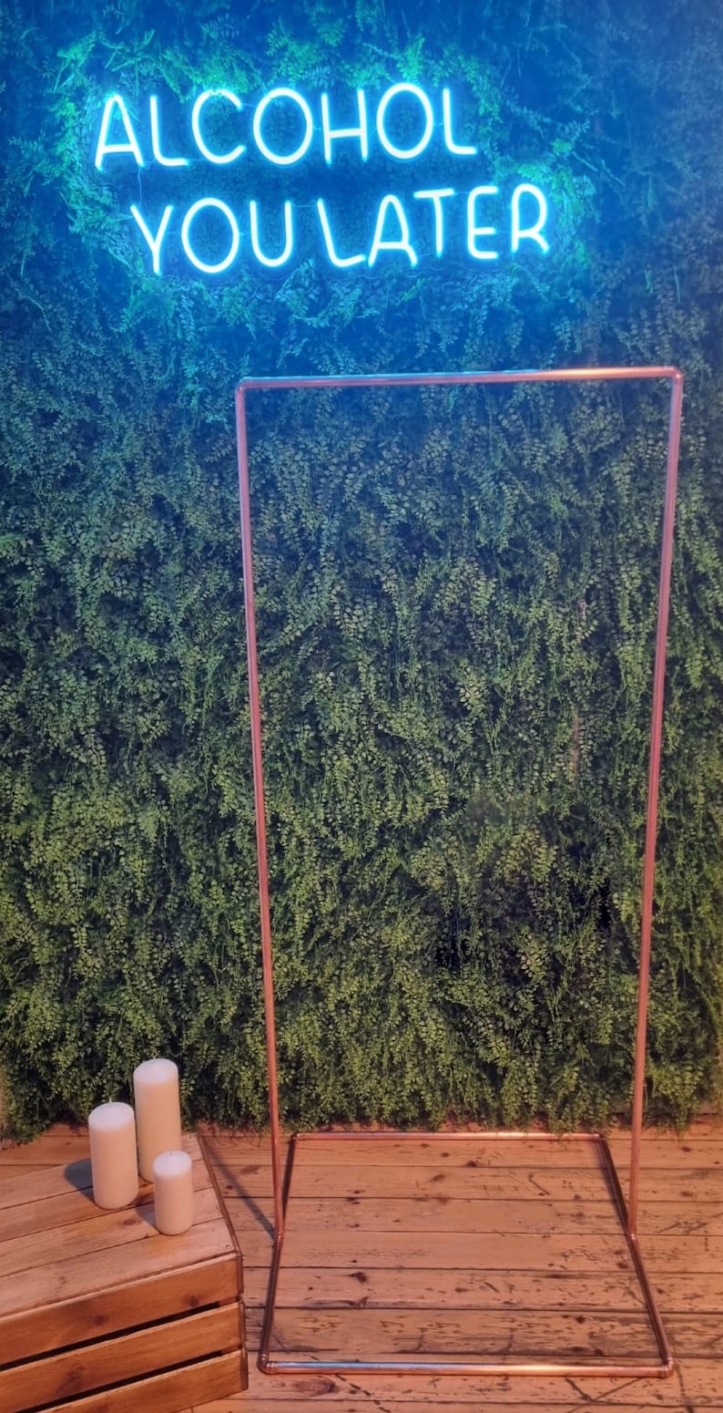 Copper Arch Frame Stand for Special Events 7 Piece - Etsy