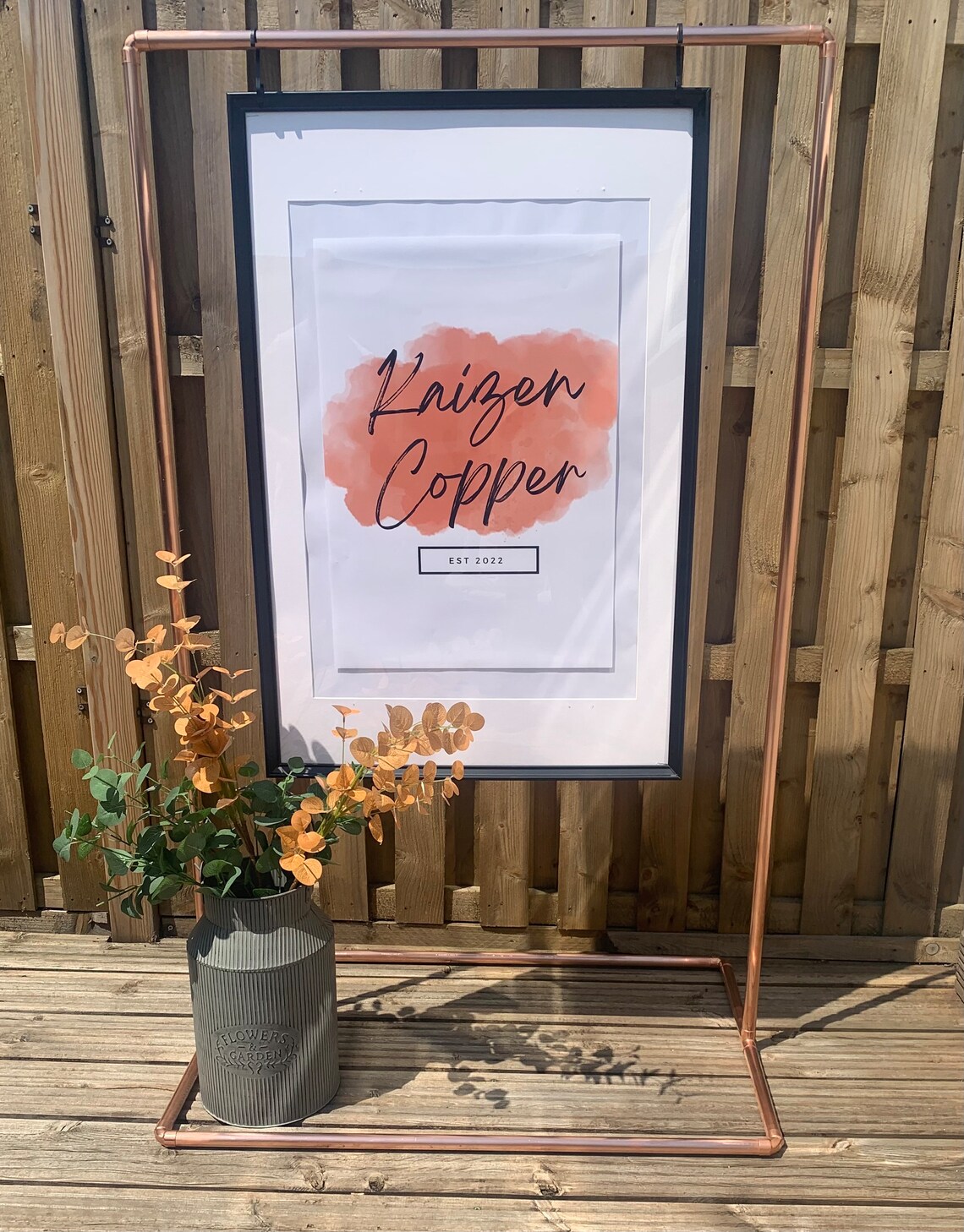 Copper Arch Frame Stand for Special Events 7 Piece - Etsy