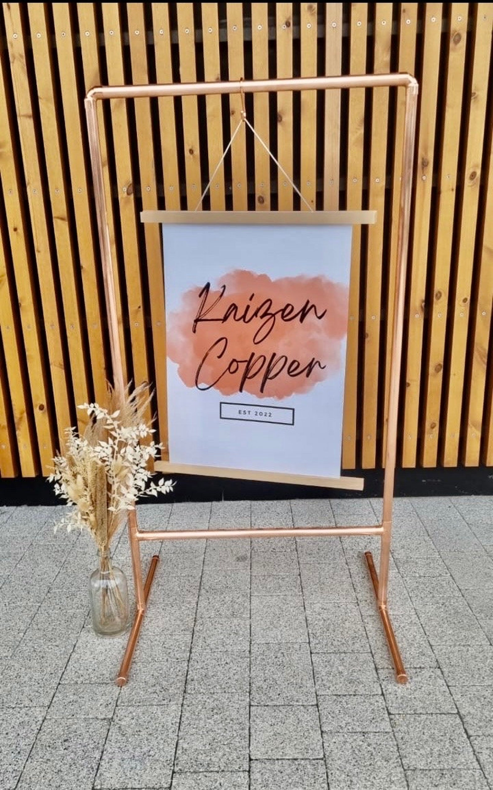Copper Border, Frame, Stand for Special Events - Etsy UK