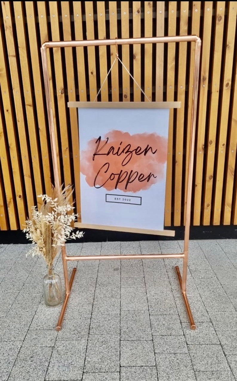 Copper Border, Frame, Stand for Special Events - Etsy UK