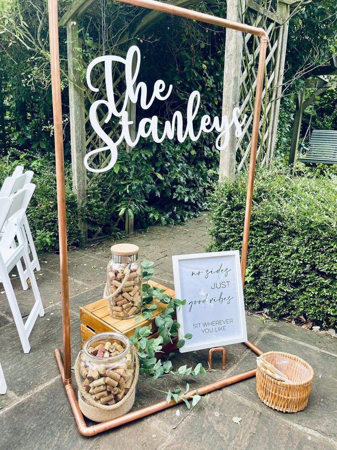 Copper Arch, Frame, Stand for Special Events - (6 Piece) - Etsy