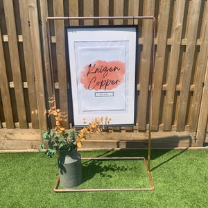 Copper Arch Frame Stand for Special Events 7 Piece - Etsy