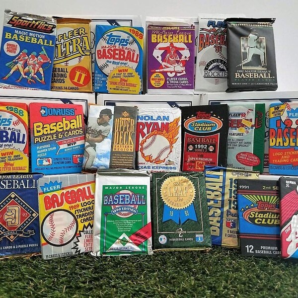 Unopened Baseball Cards - Etsy