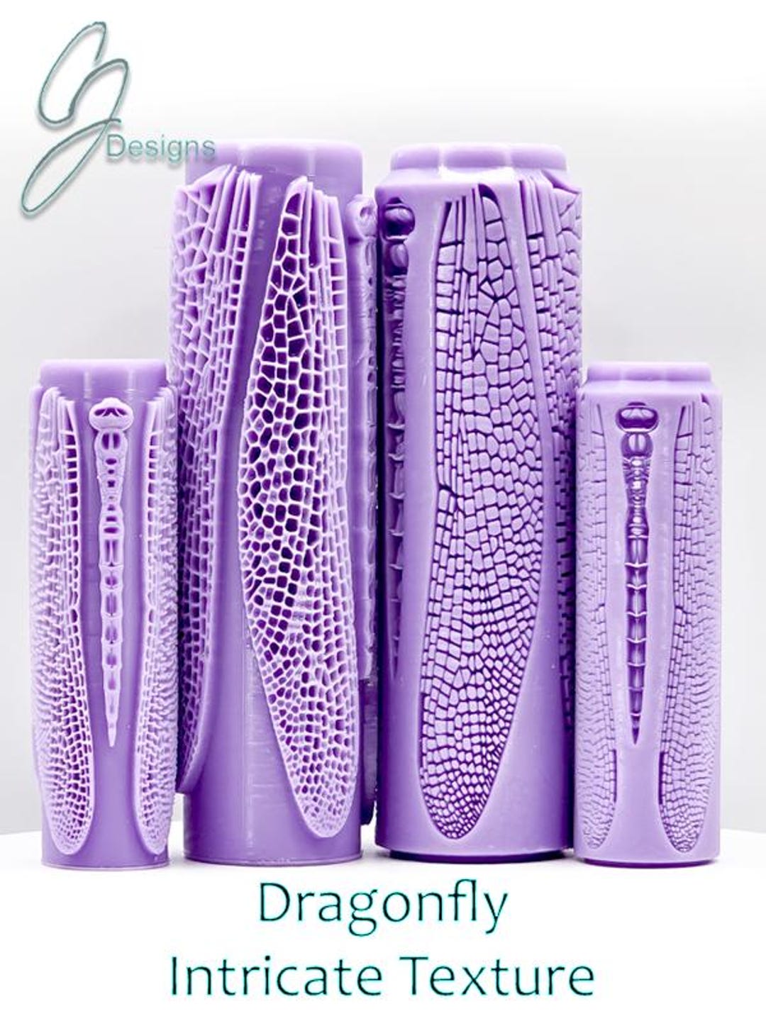 Dragonfly Parts Intricate Detail Texture Roller or Cutters - Etsy