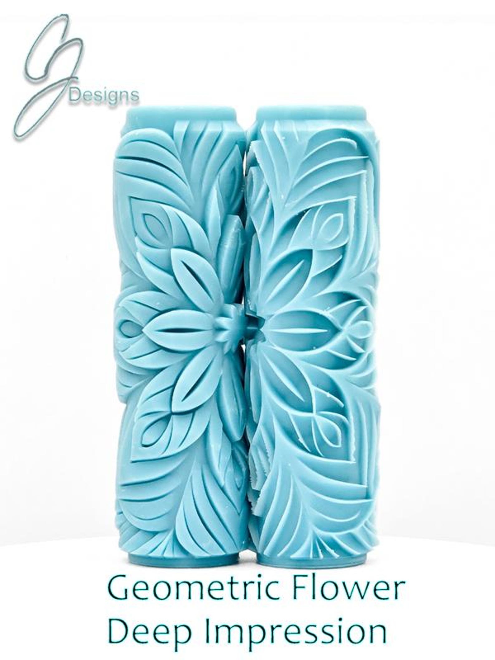 Geometric Flower Deep Impression Texture Roller - Etsy