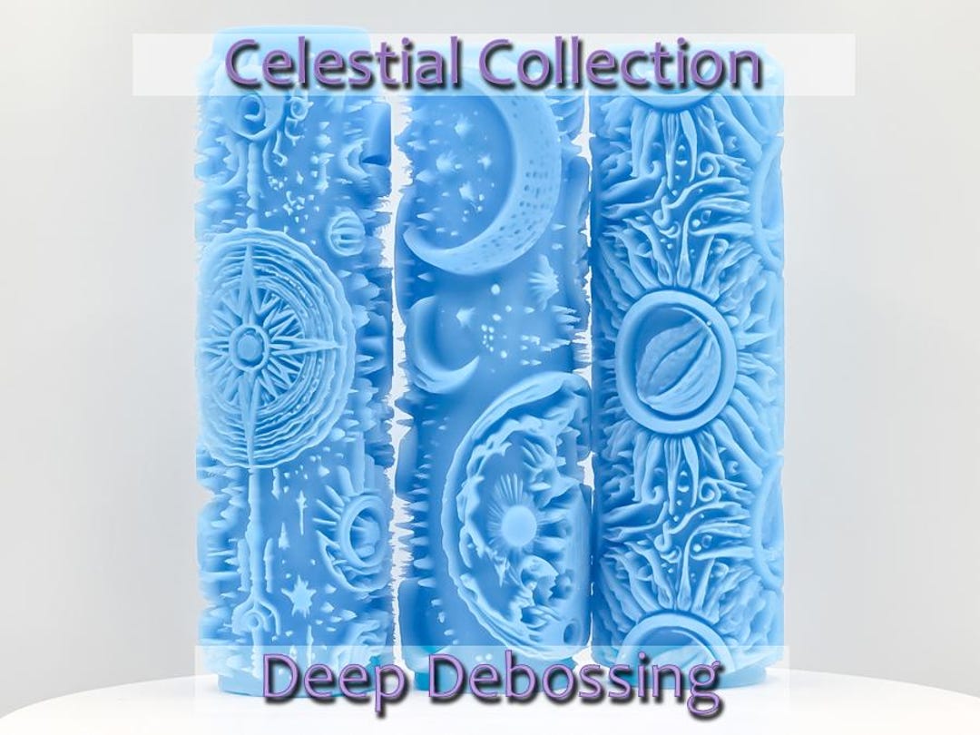 Celestial Collection Deep Impression Texture Rollers - Etsy