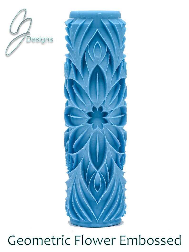 Geometric Flower Deep Impression Texture Roller - Etsy
