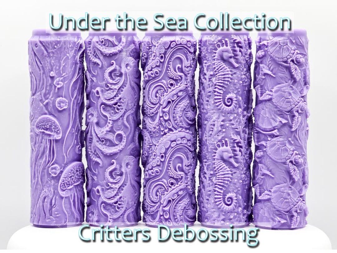 Under the Sea Critters Collection Intricate Detail Texture Rollers - Etsy