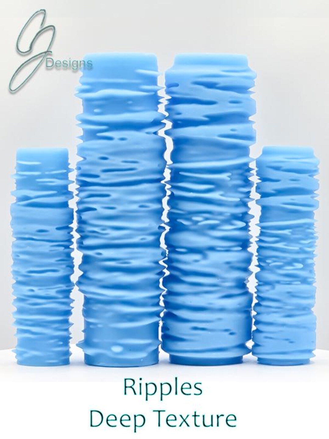 Ripples Deep Impression Texture Roller for Polymer Clay - Etsy