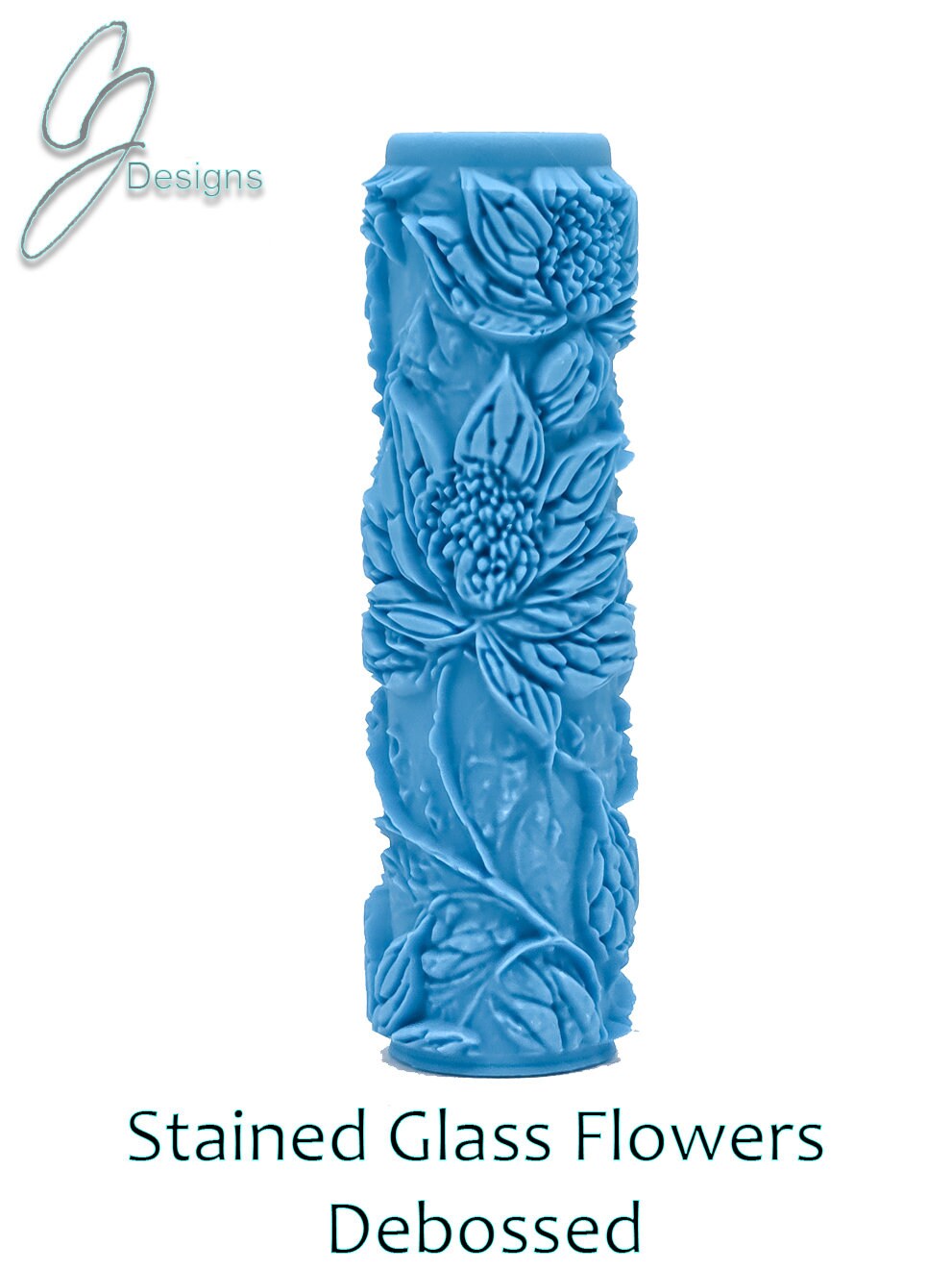 Stained Glass Flowers Deep Impression Texture Rollers - Etsy