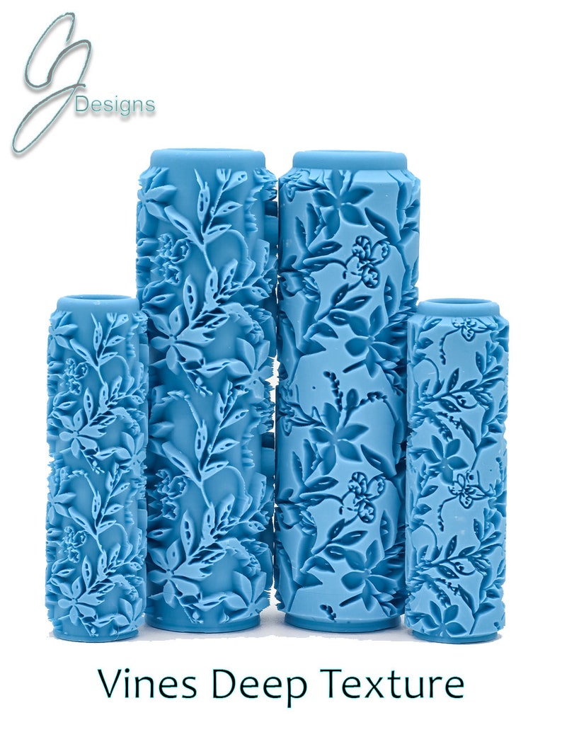 Vines Deep Impression Texture Rollers - Etsy