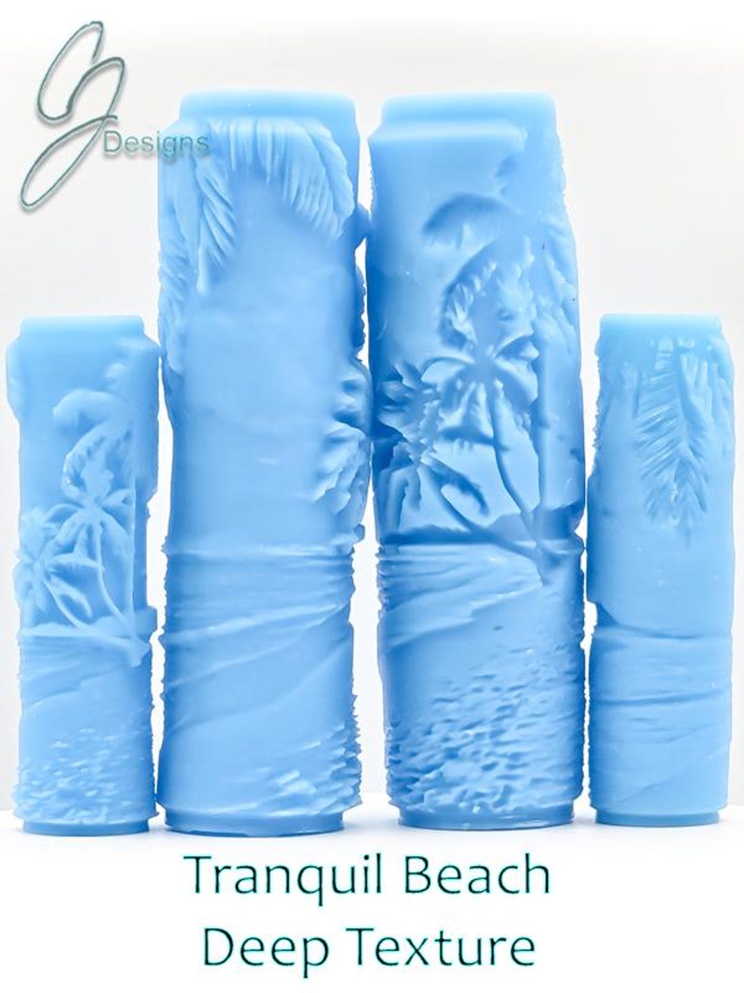Tranquil Beach Deep Impression Texture Rollers - Etsy