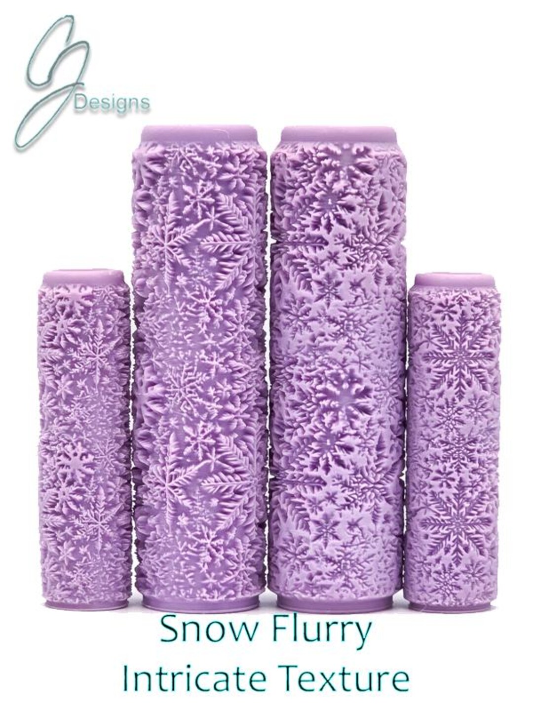 Snow Flurry Intricate Detail Texture Roller - Etsy