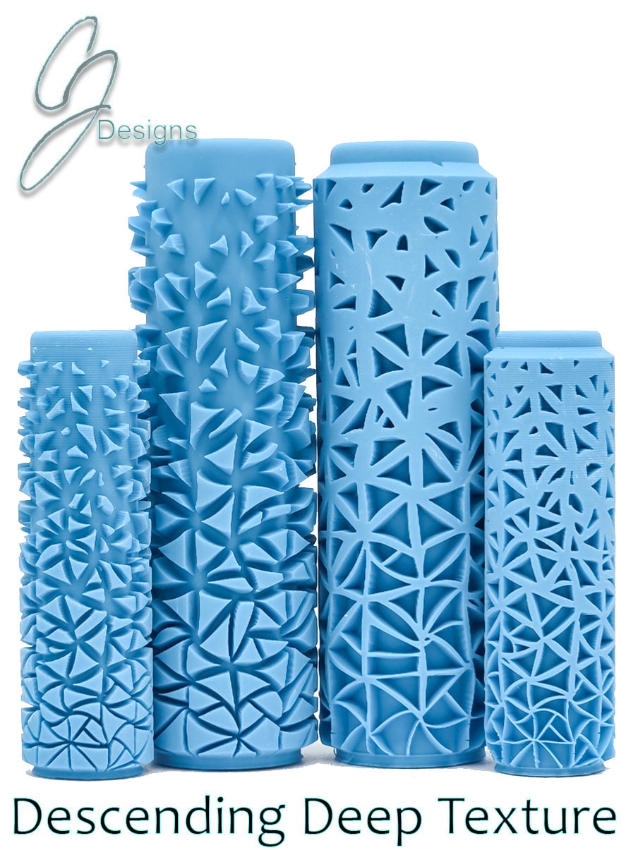 Descending Deep Impression Texture Roller - Etsy