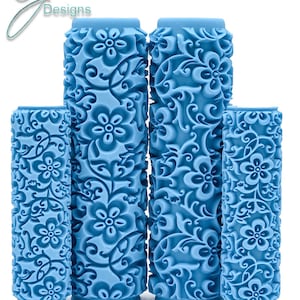 Swirly Flowers Deep Impression Texture Roller - Etsy