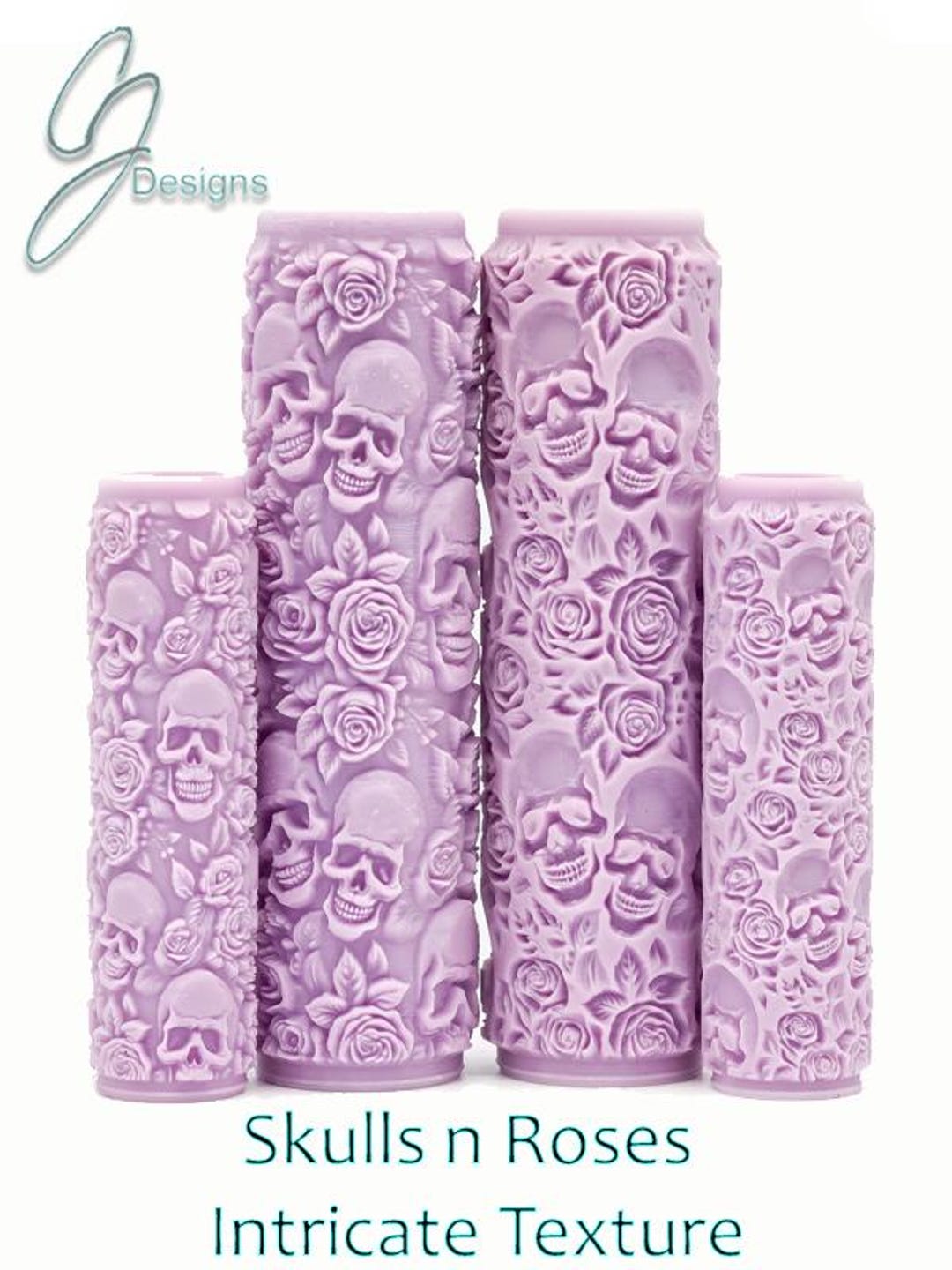 Skulls N Roses Intricate Detail Texture Roller - Etsy