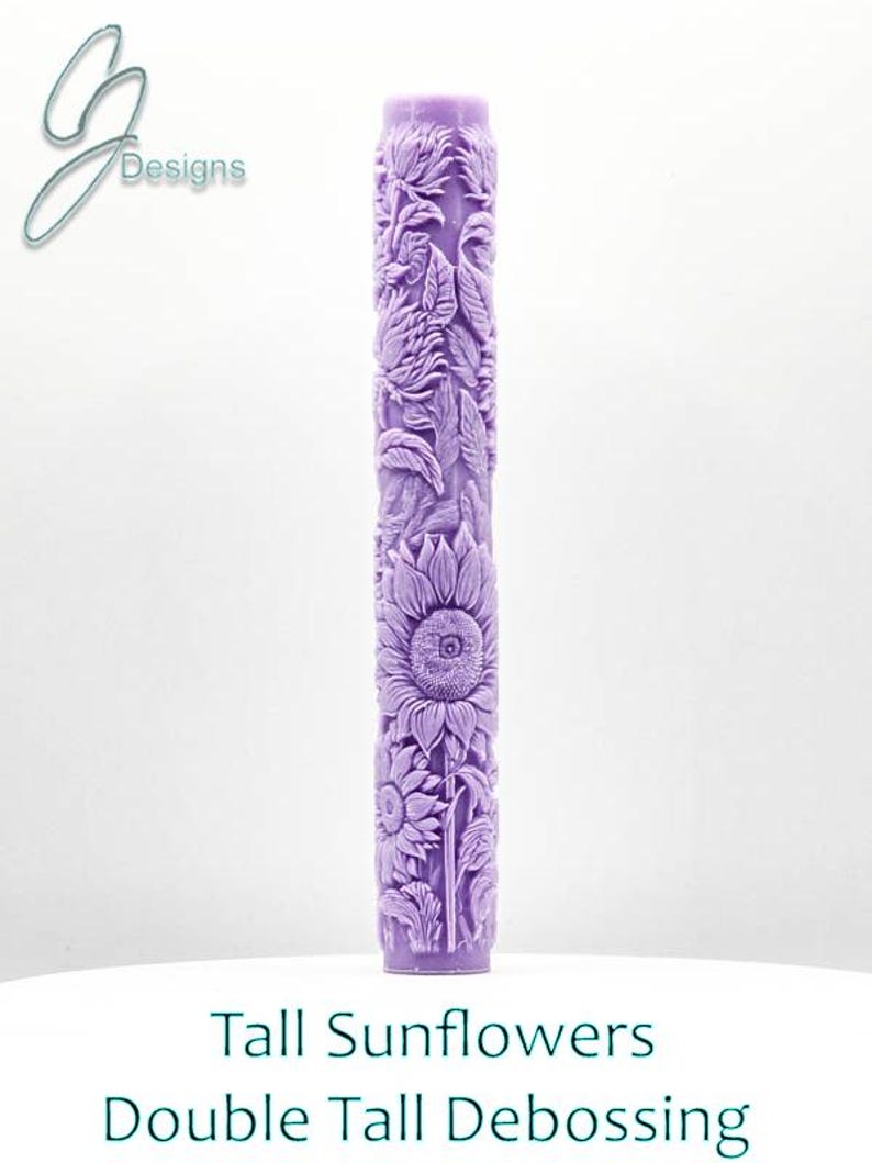 Tall Sunflowers Intricate Detail Texture Roller - Etsy