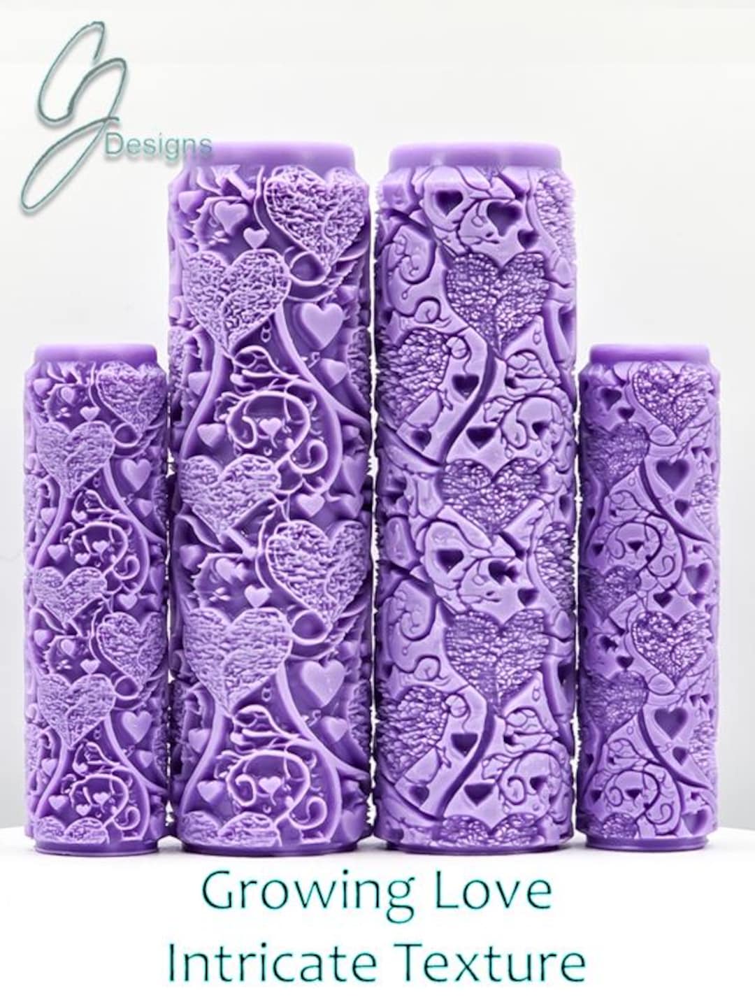 Growing Love Intricate Detail Texture Roller - Etsy