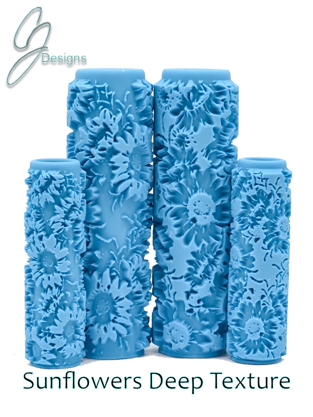 Sunflowers Deep Imprint Texture Roller - Etsy