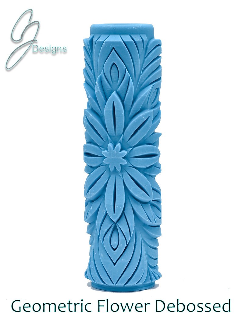 Geometric Flower Deep Impression Texture Roller - Etsy