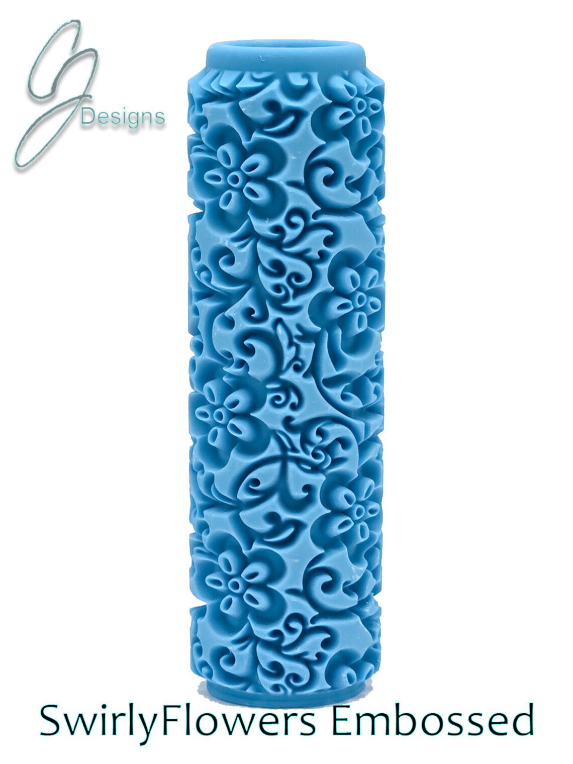 Swirly Flowers Deep Impression Texture Roller - Etsy