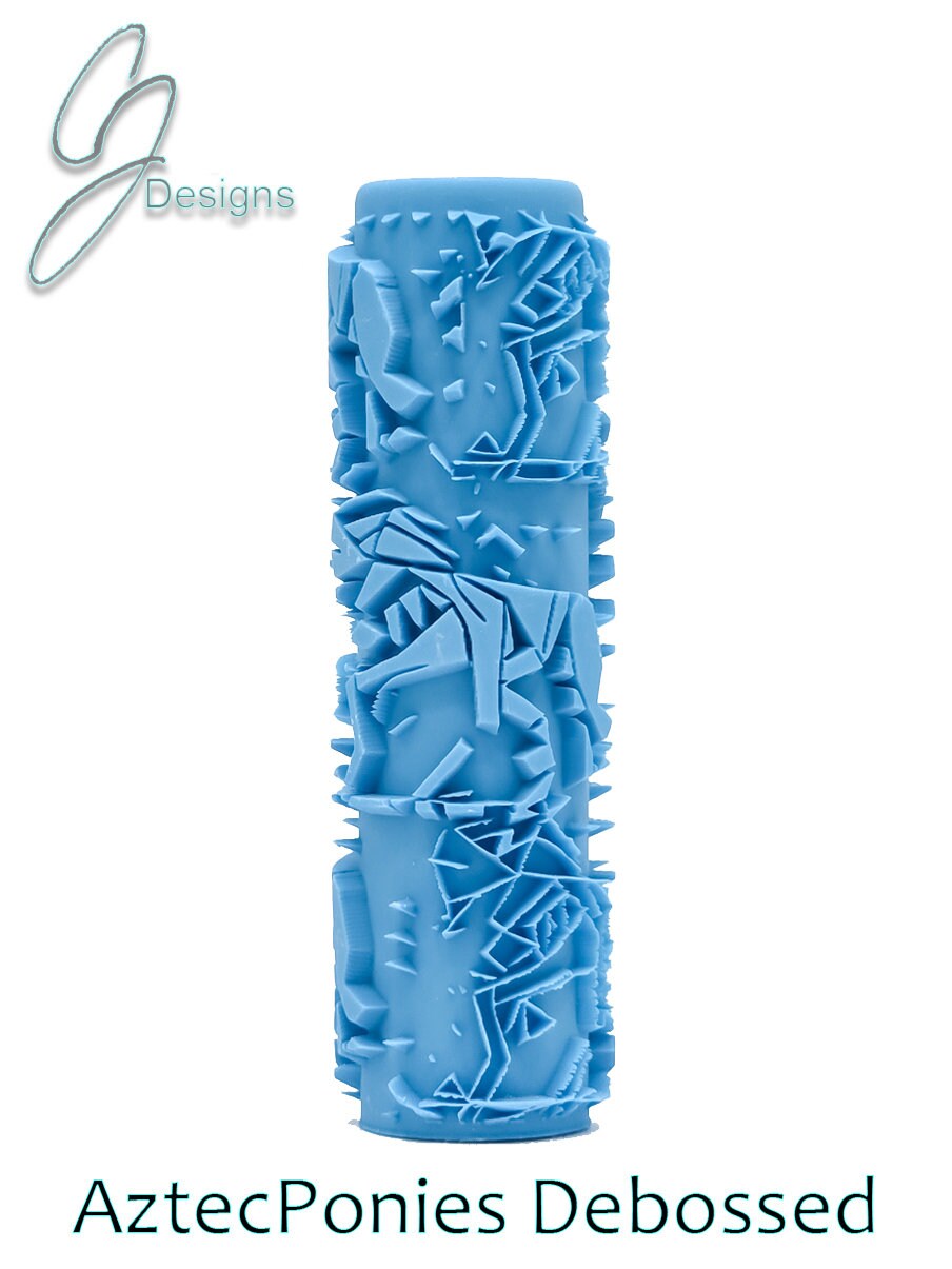 Aztec Ponies Deep Impression Texture Roller - Etsy