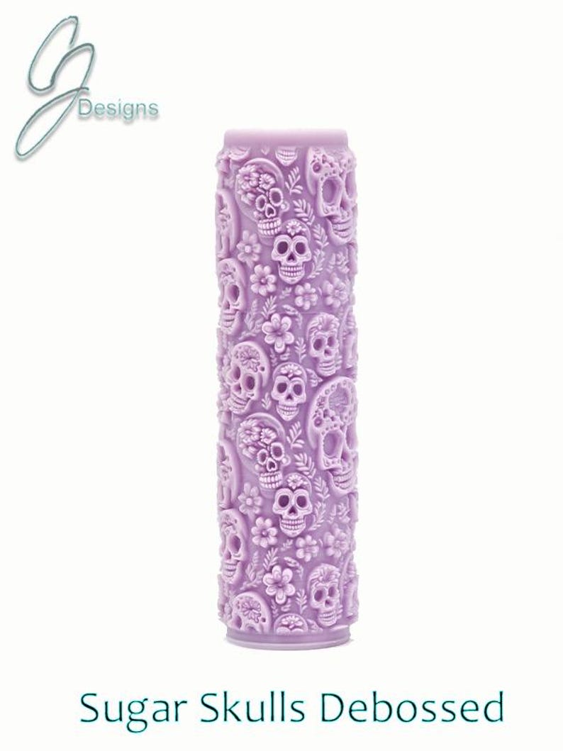 Sugar Skulls Intricate Detail Texture Roller - Etsy