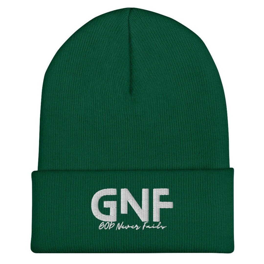 God Never Fails Cuffed Beanie Hat Winter Warm Worship - Etsy