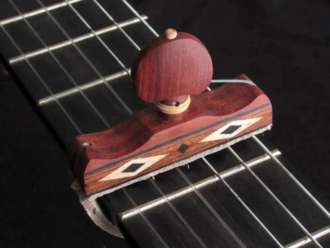 Wooden Capo / Wooden Flamenco Capo With Inlays - Etsy